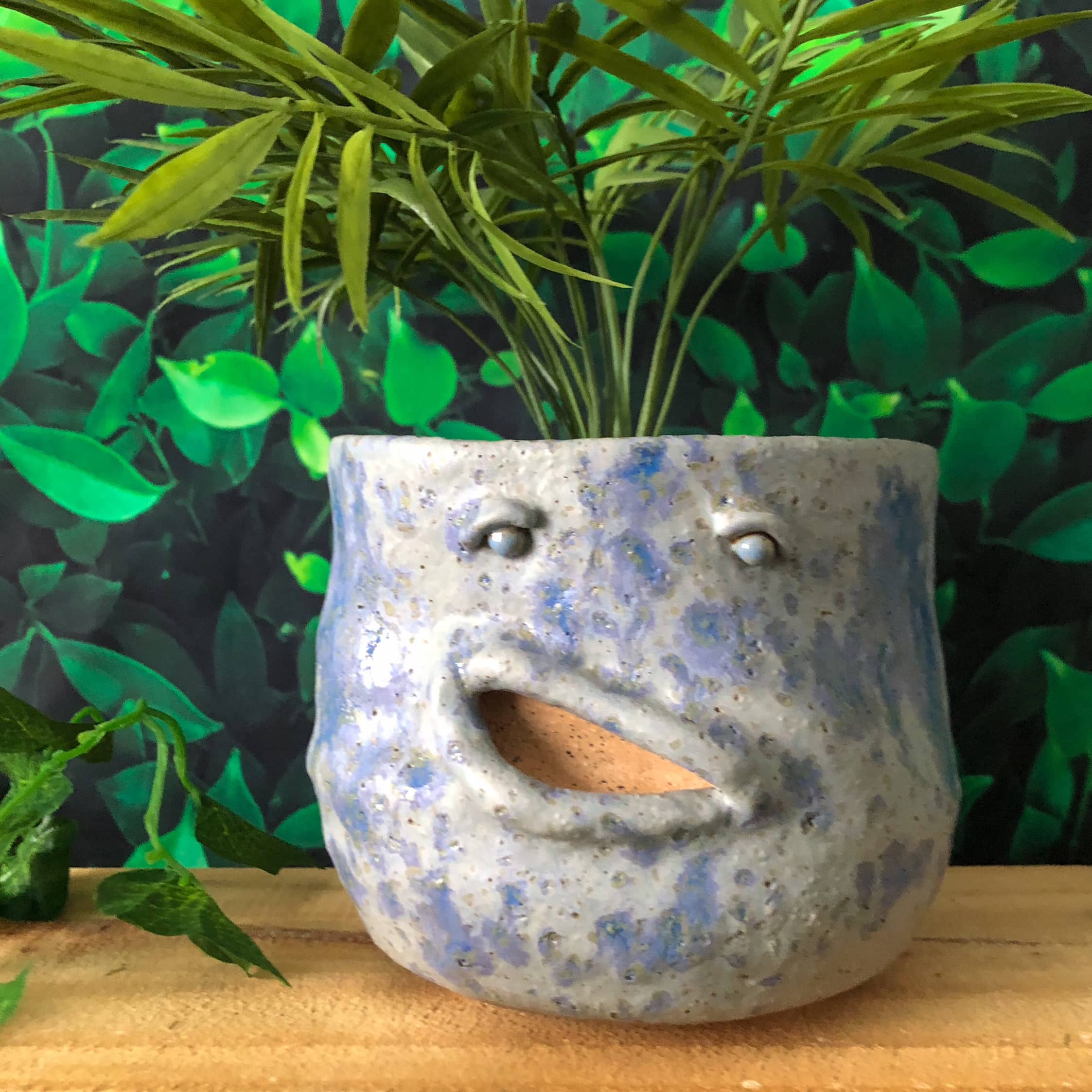 Smirky Blue Something - Brightside Bear